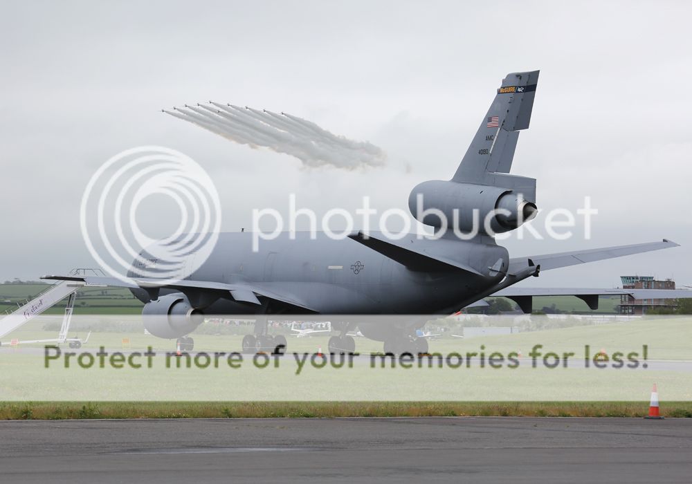 Red Arrows + USAF KC-10 Prestwick 19th June - FighterControl
