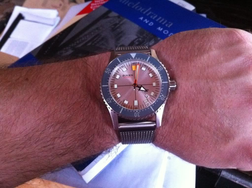 FSOT: Zixen Nitrox II silver/grey, strap, mesh, and bracelet ...