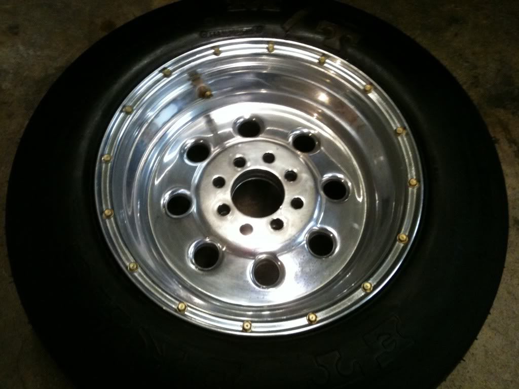"NEW" Weld Draglites 15x10" 6.5" b.s. 4 lug, NEW 26x8.5 slicks | Ford ...